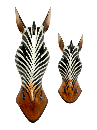 Wooden Zebra Mask – Rickshaw Bazaar